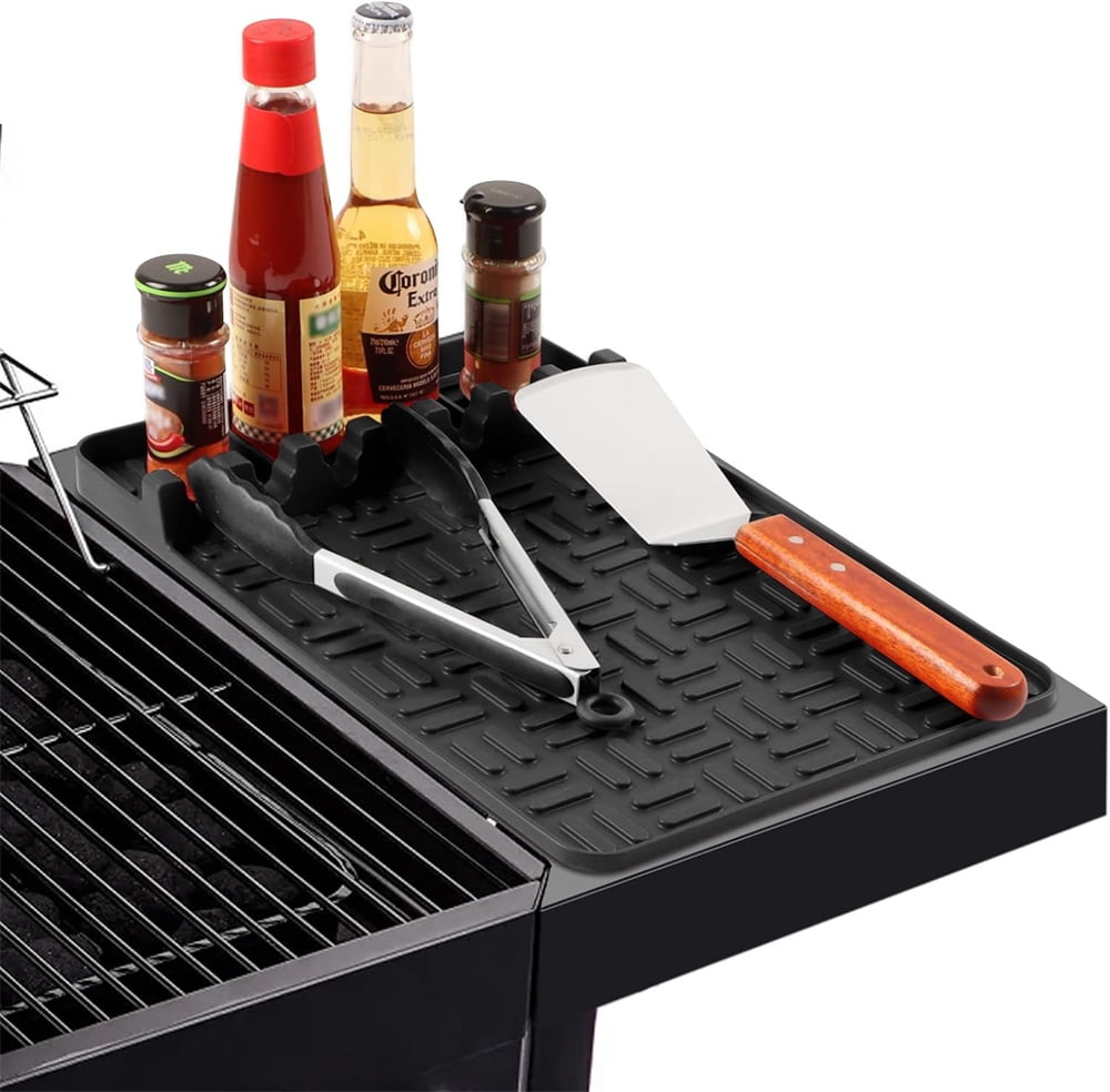 NOGIS Silicone Griddle Tools Mat for Blackstone, Large Silicone Spatula ...