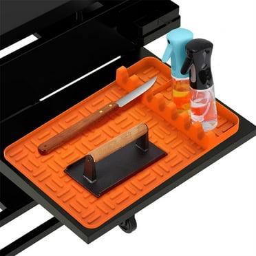 NOGIS Silicone Griddle Tools Mat for Blackstone, Large Silicone Spatula ...