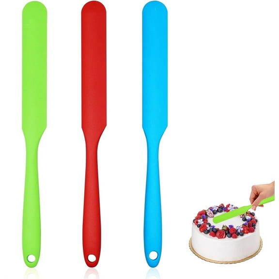 Silicone Jar Scraper Spatulas, 5pcs Heat Resistant Cake Cream Peanut ...