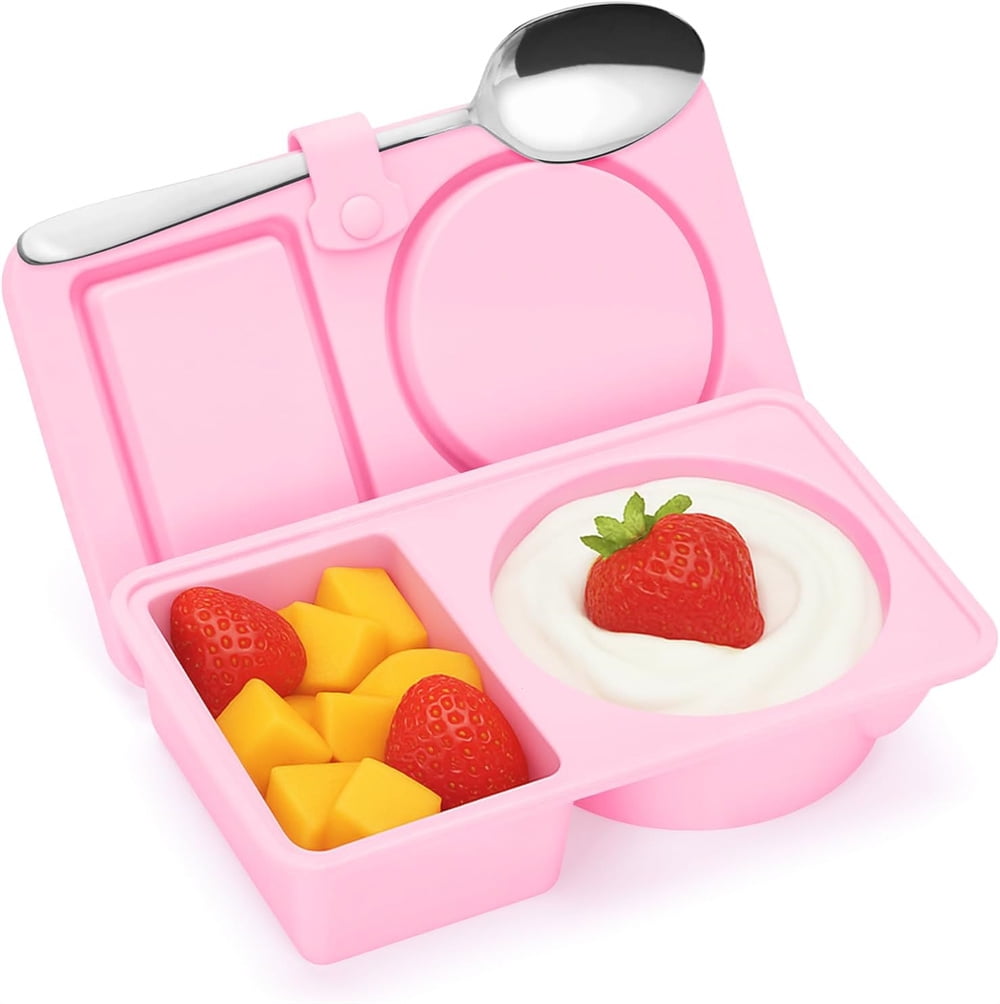 NOGIS Silicone Snack Containers with Lids – Reusable Snack Containers ...