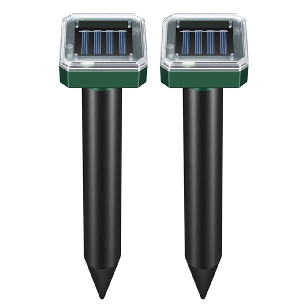 NOGIS Solar Mole Repellent-Ultrasonic Gopher Deterrent Devices Mole ...