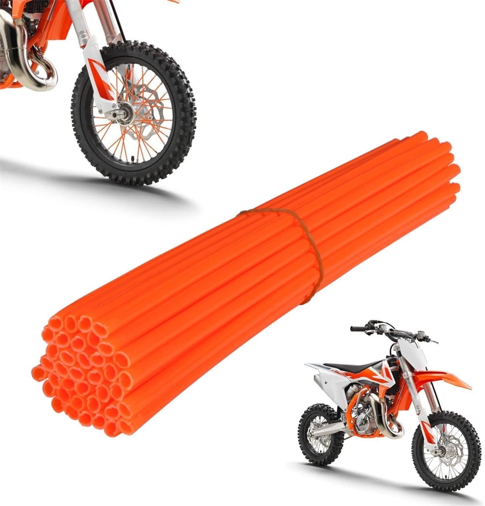 NOGIS Spoke Skins,72 PCS Motorcycle Spoke Covers Wraps Protector for 8 ...