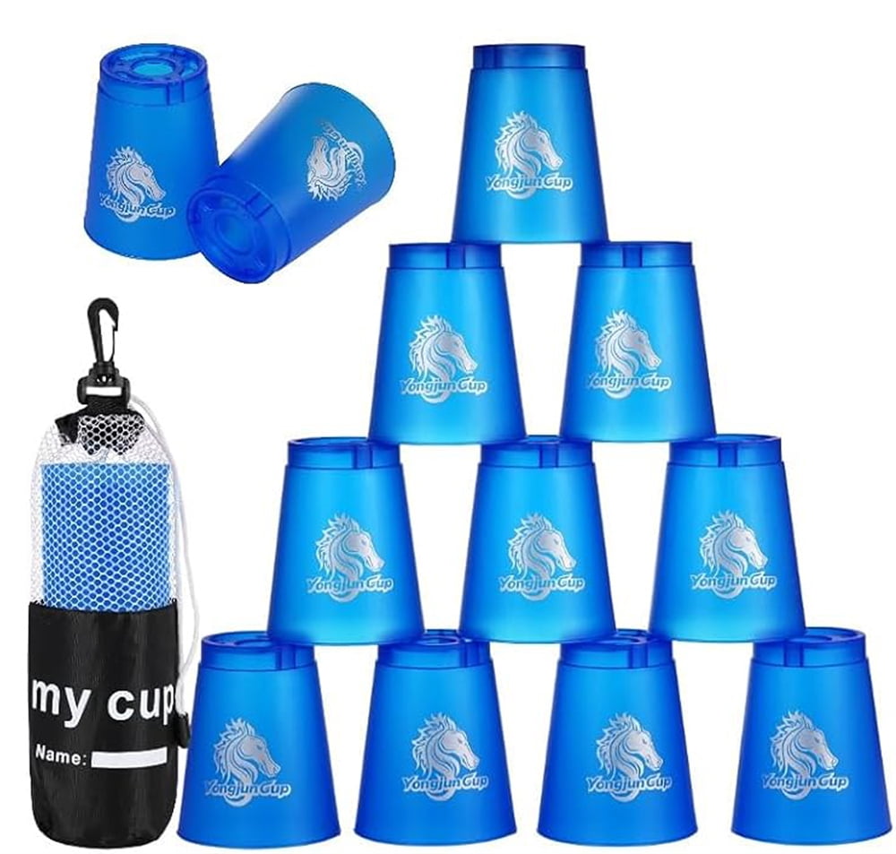 NOGIS Stack Cups, Stacking Cup Set Classic Stack Training Game Toys for ...