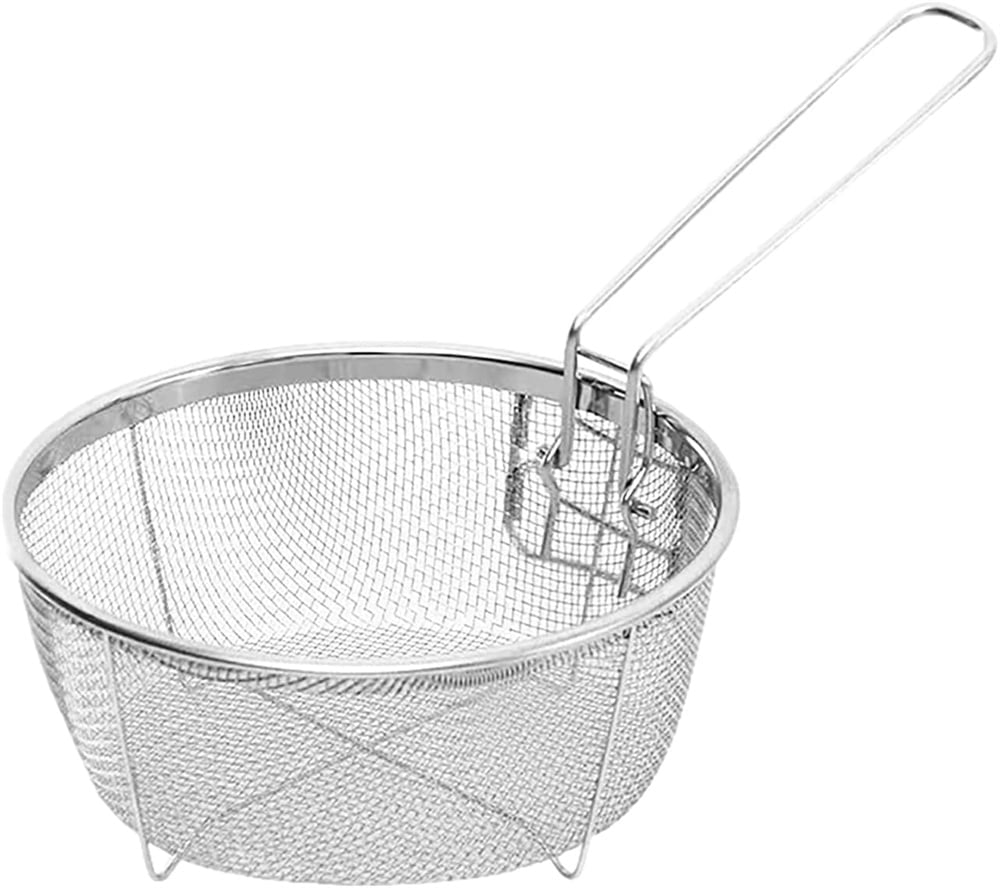"Artrylin Stainless Steel Deep Fry Basket, Foldable Mesh Cooking Drain ...
