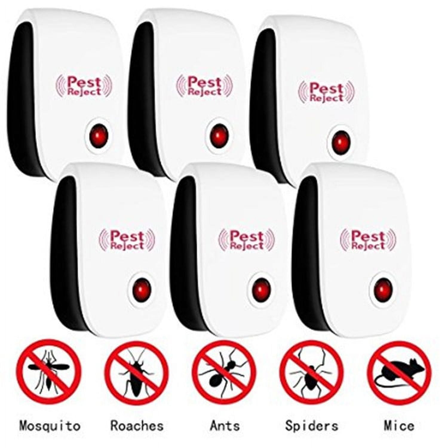 NOGIS Ultrasonic Pest Repeller 6 Pack,Upgraded Electronic Pest ...