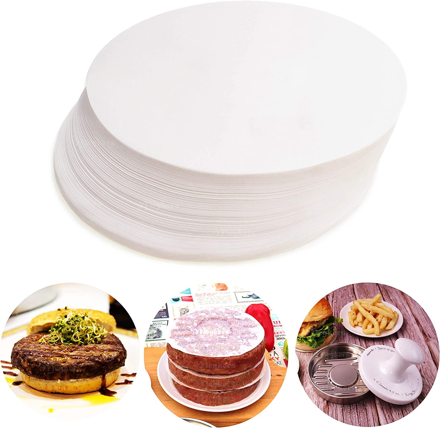 Customer reviews for NOGIS Wax Patty Paper Sheets for 5.5 Inches Burger ...