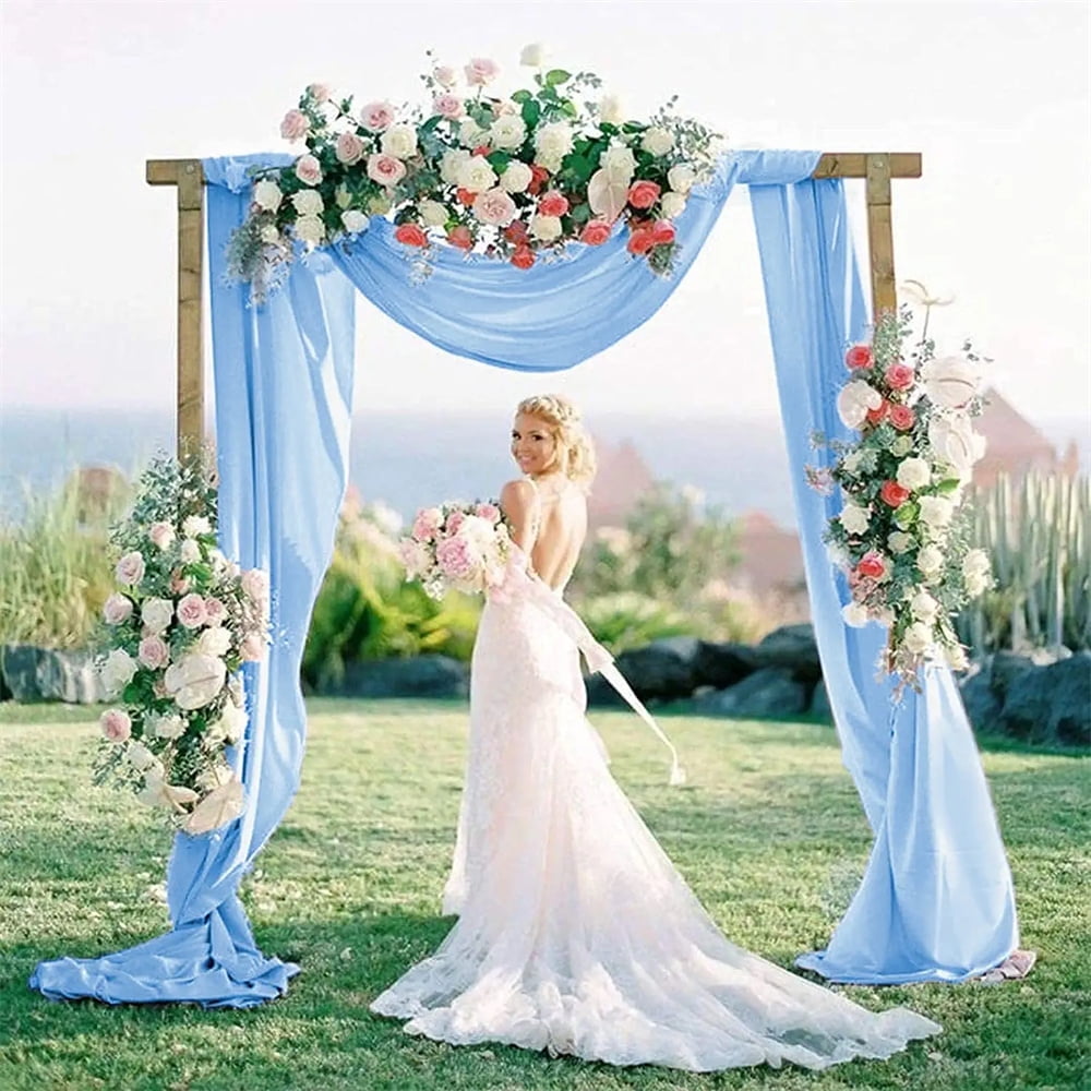 Sky blue decorating ideas for wedding | Honestweddingadvice.com