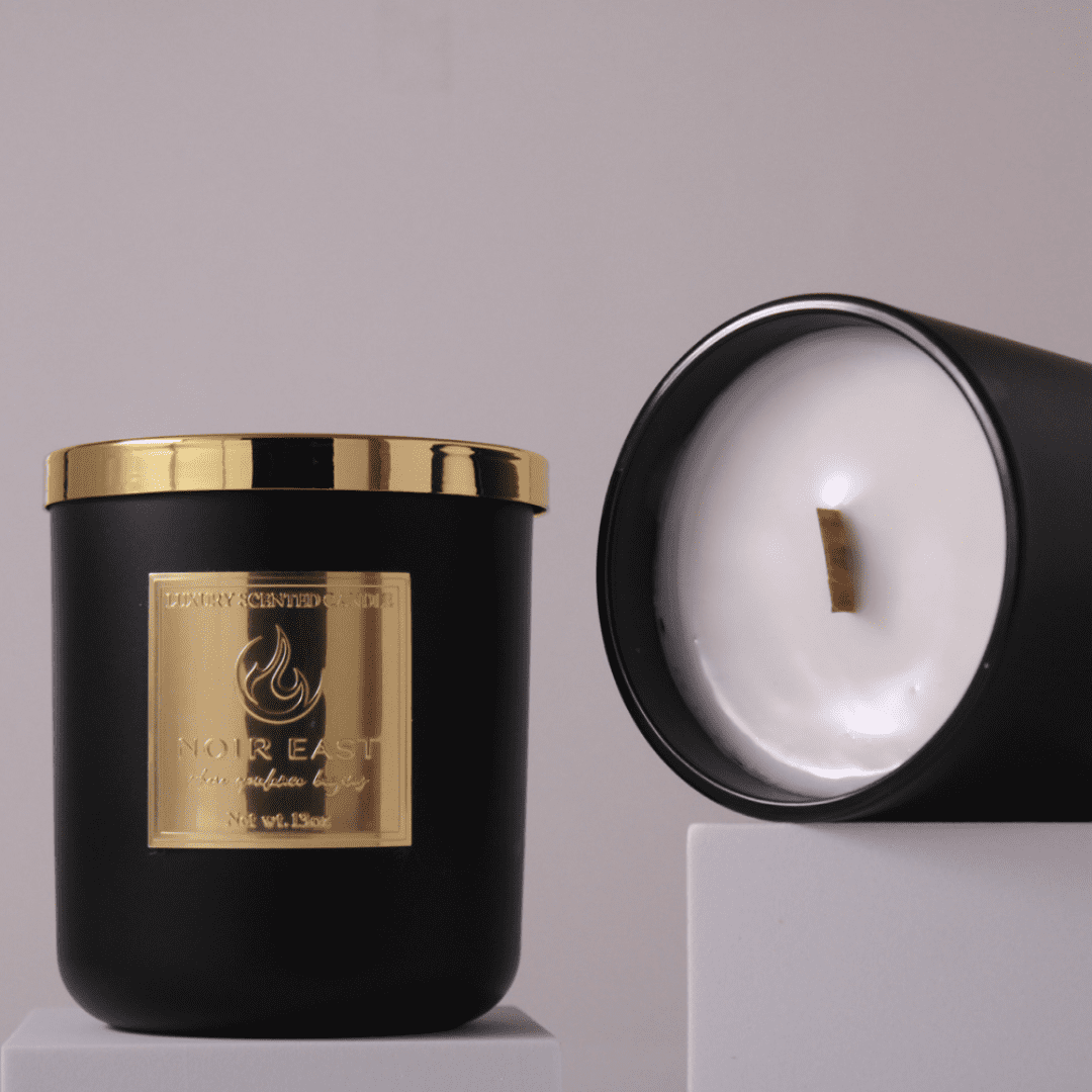 NOIR EAST | Suede Blanc | Luxury Scented Candles for Home | Leather ...