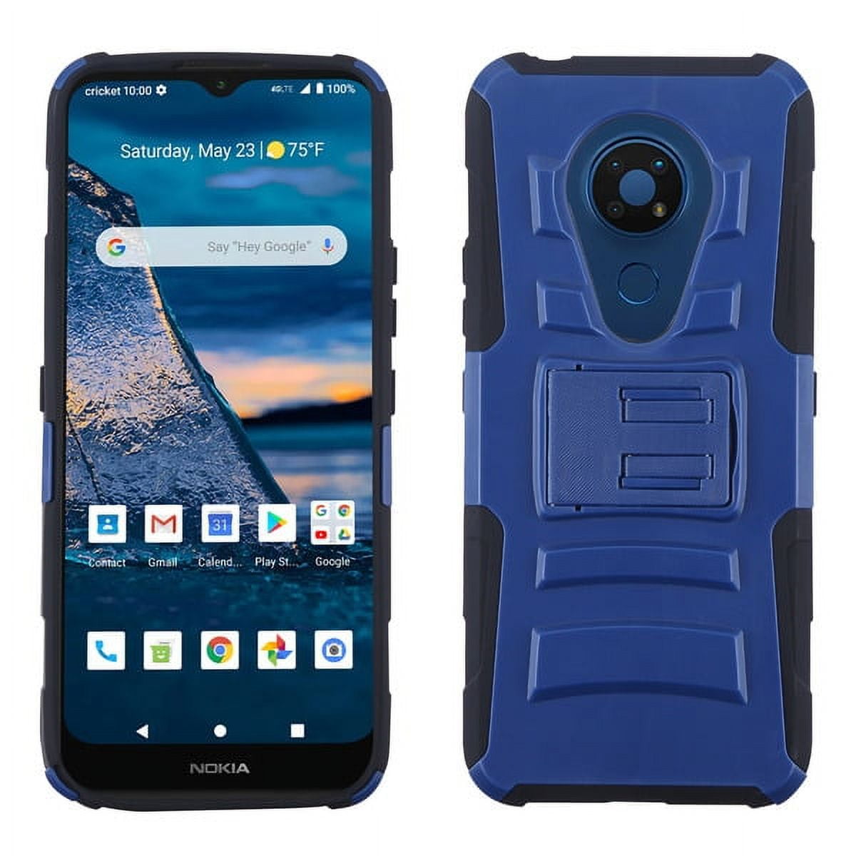 NOKIA C5 Endi Phone Case Armor Hybrid Heavy Duty Protective 2 in 1 Dual ...