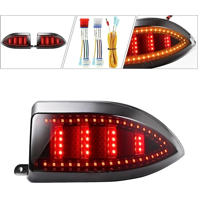 NOKINS Sequential Turn Signal Taillights for Club Car Precedent, Street ...