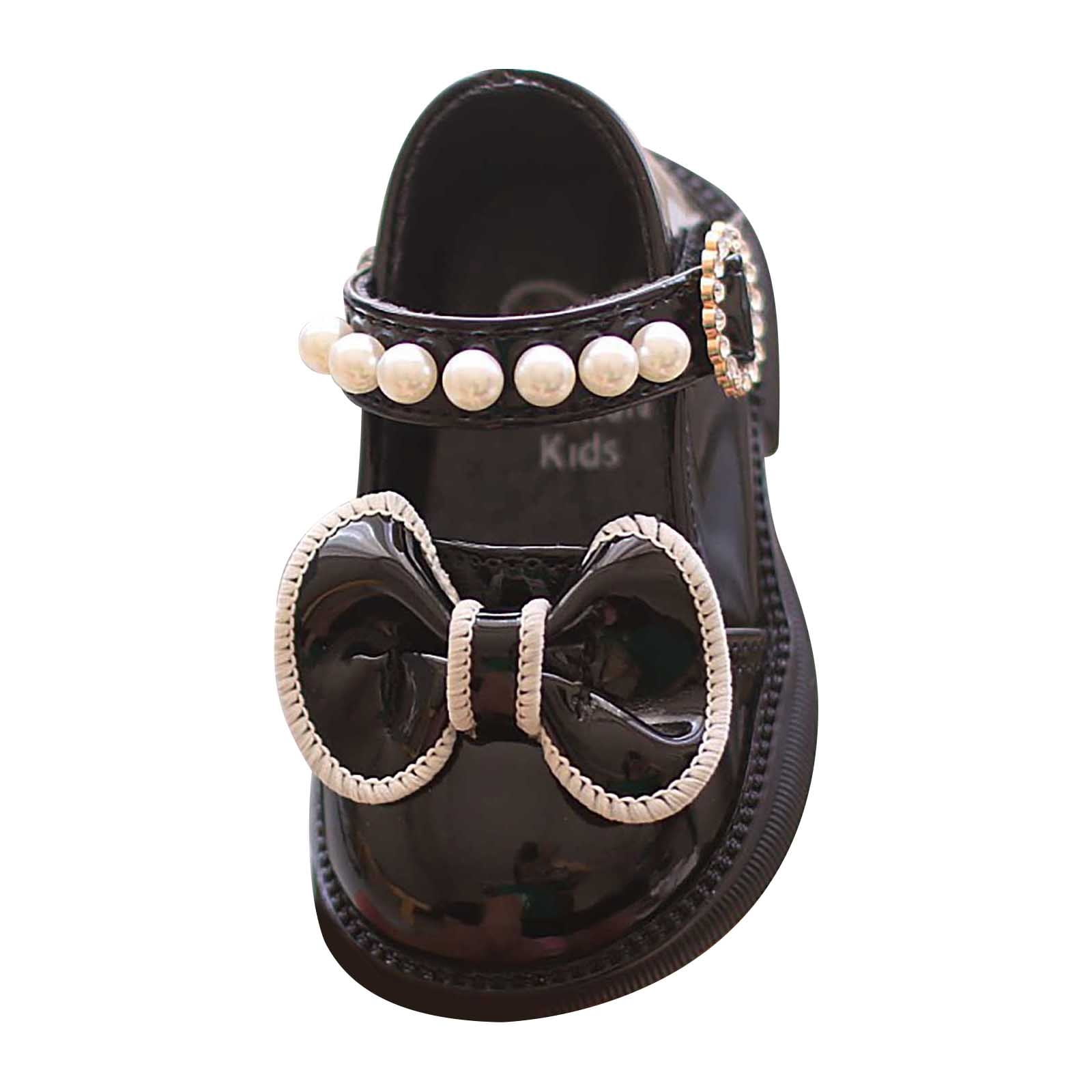 NOKIO Adjustable Bow Baby Girl Mary Jane Shoes Soft Insole Flexible ...