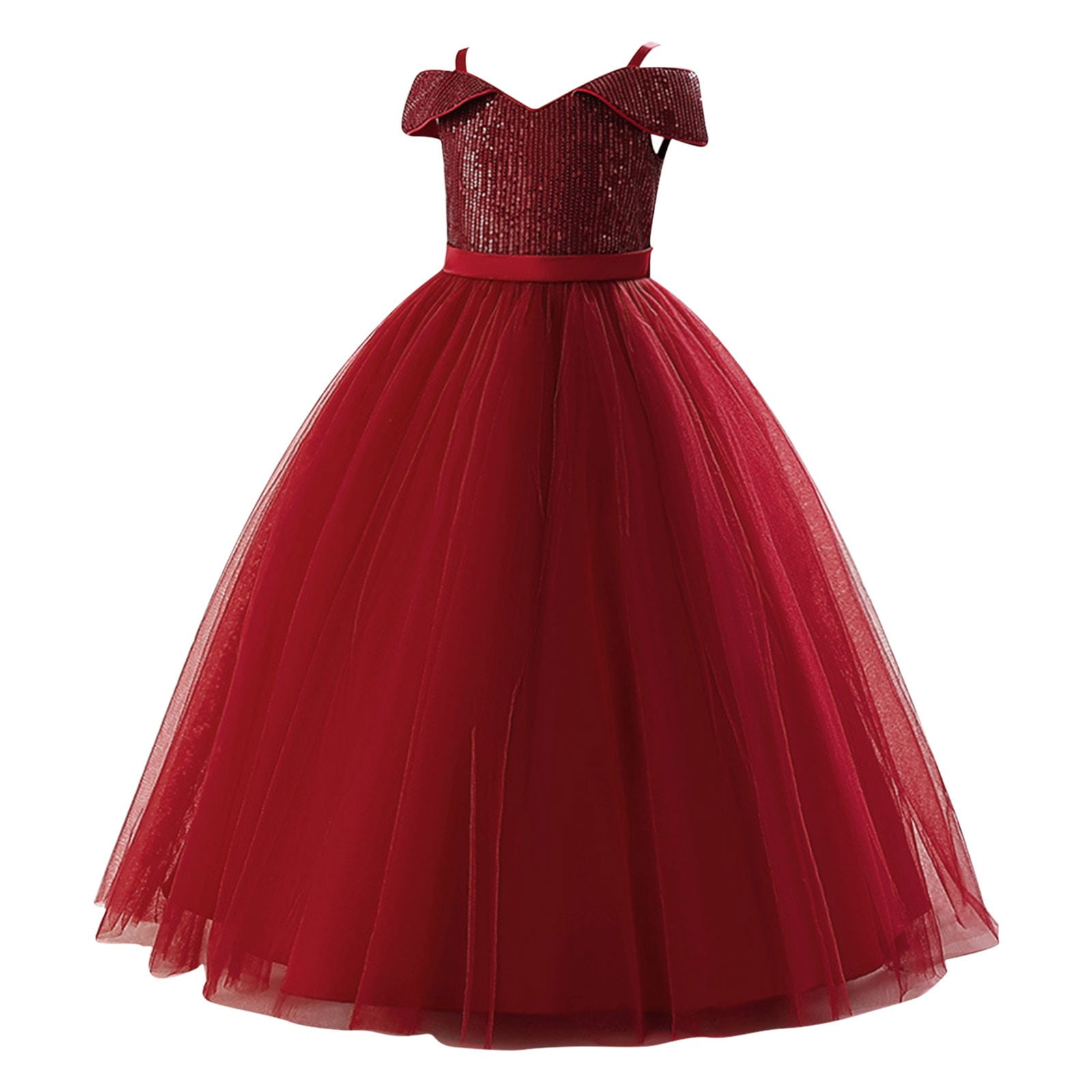 NOKIO Angel Princess Dress For Girls, Hallow-een Girls' Formal Dress ...