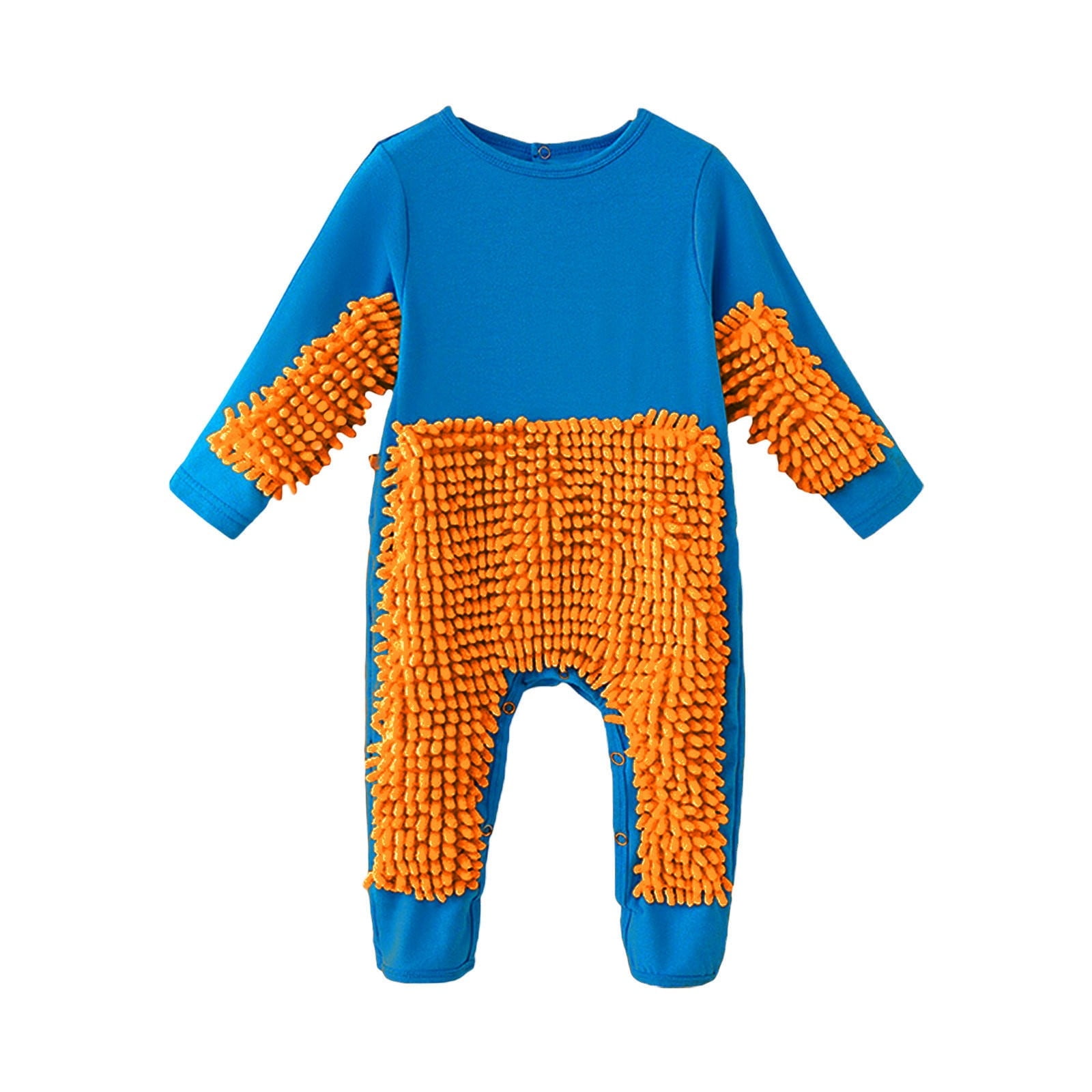 NOKIO Baby Mop Rompers Baby Girls Boys Long Sleeved Crawl Jumpsuit Bag ...