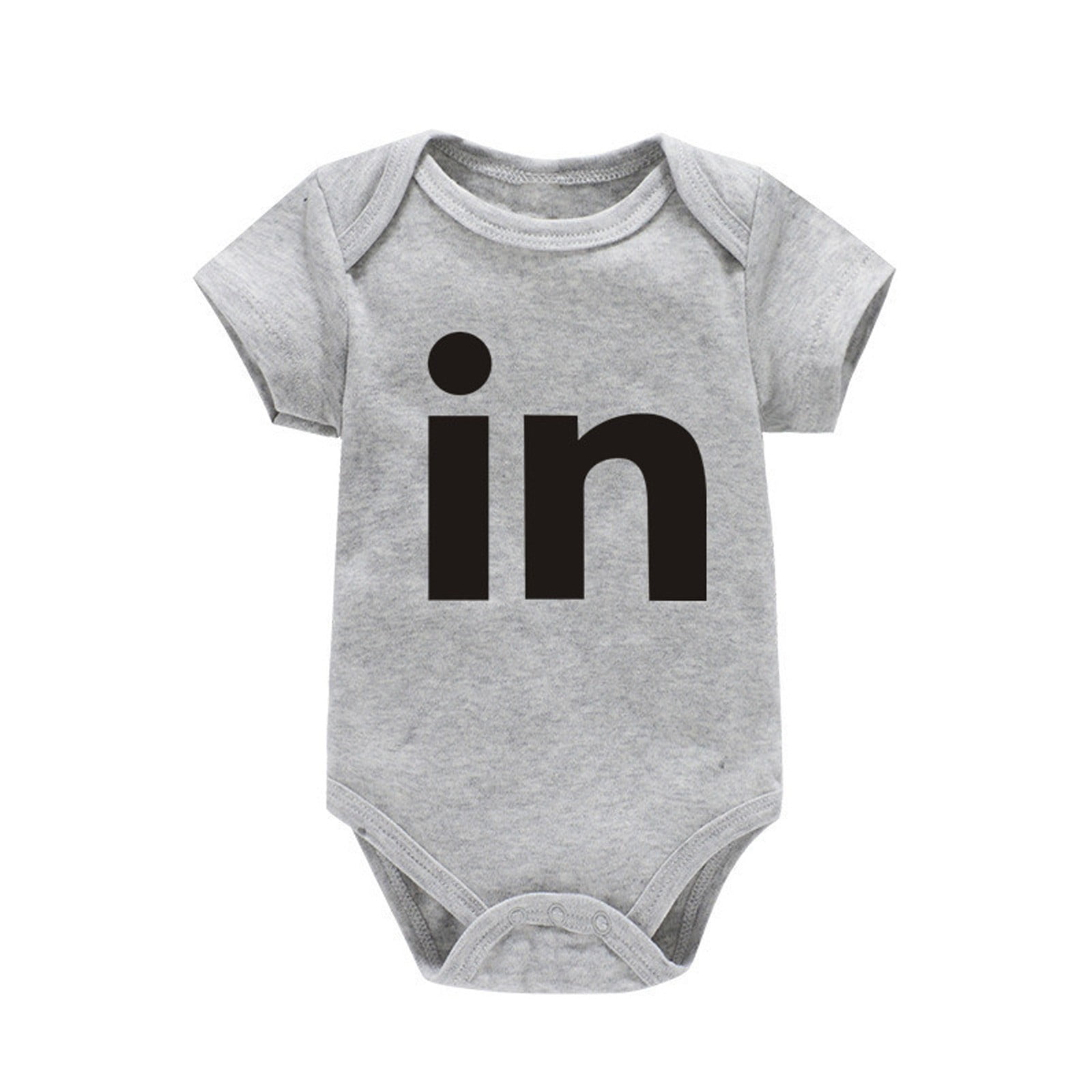 NOKIO Boys' Tropical Print Playsuit Cute Baby Crawler Twin Alphabet ...