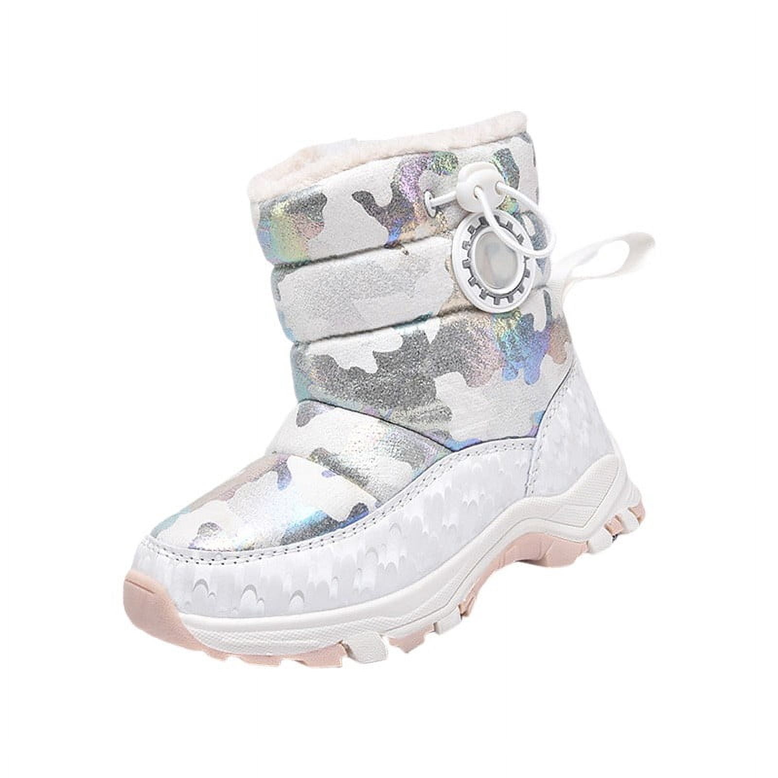 NOKIO Children’s Insulated Snow Boots Cotton-Padded Winter Booties for ...