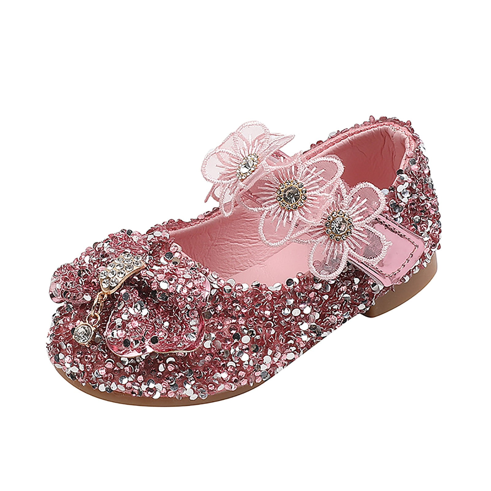 NOKIO Clearence Girls Rhinestone Dance Shoes - Sparkly Princess ...