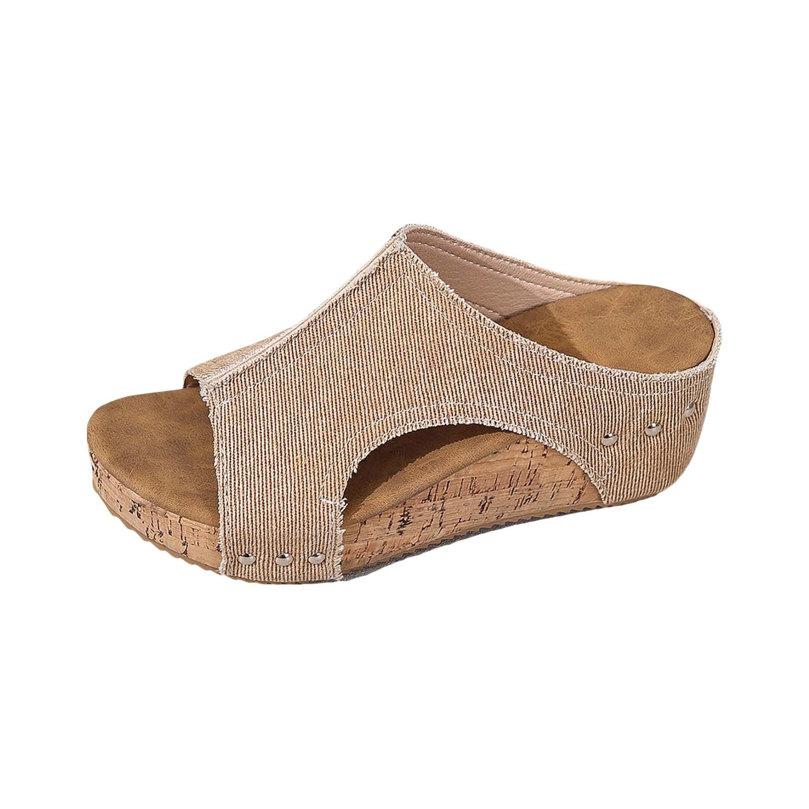 NOKIO Clearence Women’s Articulated Slope Platform Sandals Beach ...