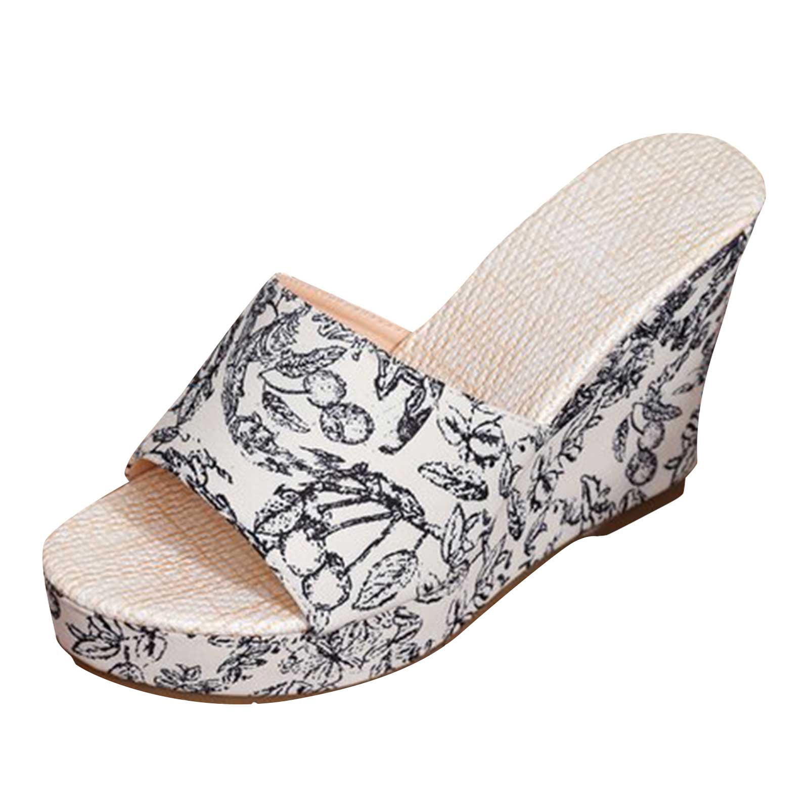 NOKIO Clearence Women's Patchwork Platform Sandals Thick Traction Sole ...