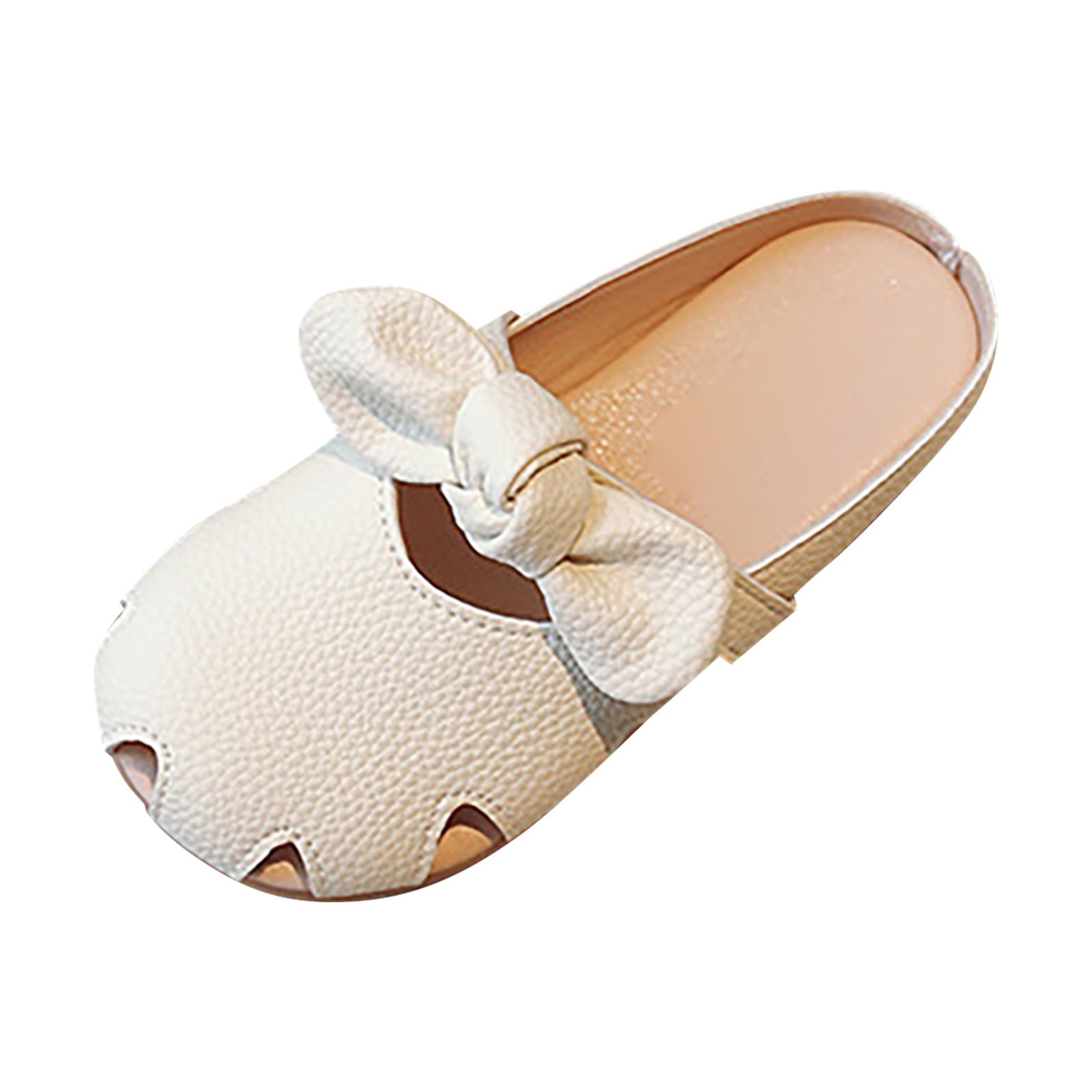 NOKIO Closed-Toe Slippers for Little Girls | Bow Detail Casual Shoes ...