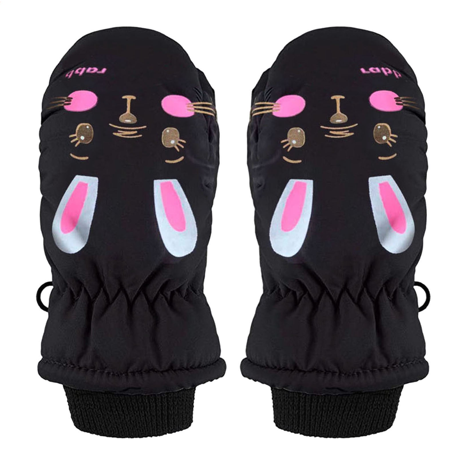 NOKIO Cute Animal Winter Gloves For Kids, Children'S Snow Gloves ...