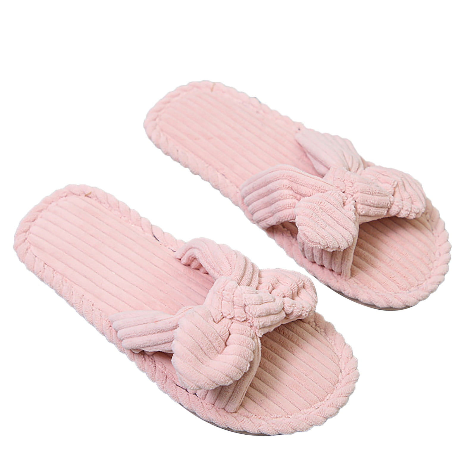 NOKIO Elegant Women'S Slip-On Slippers Plush Slippers Indoor Home ...