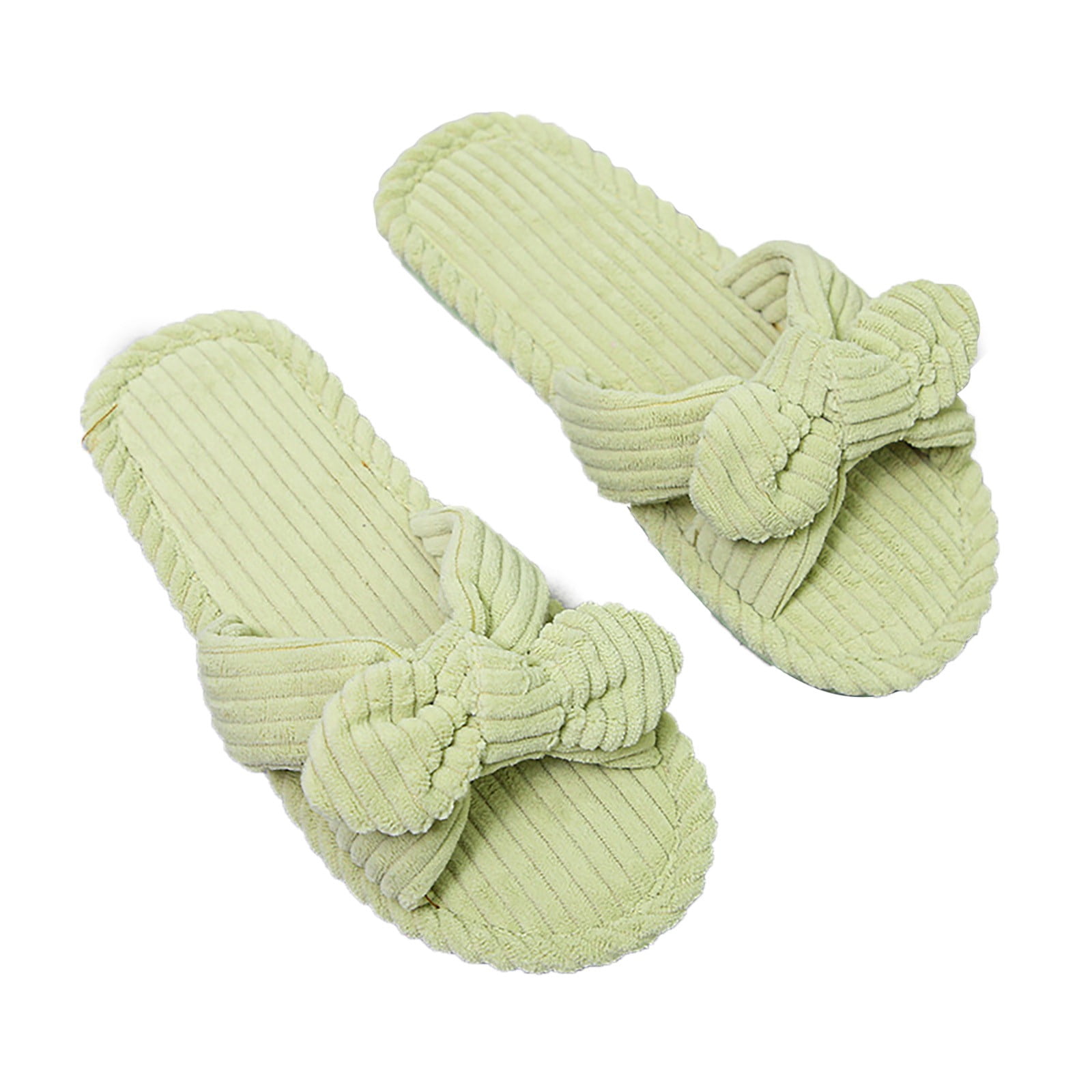 NOKIO Elegant Women'S Slip-On Slippers Plush Slippers Indoor Home ...