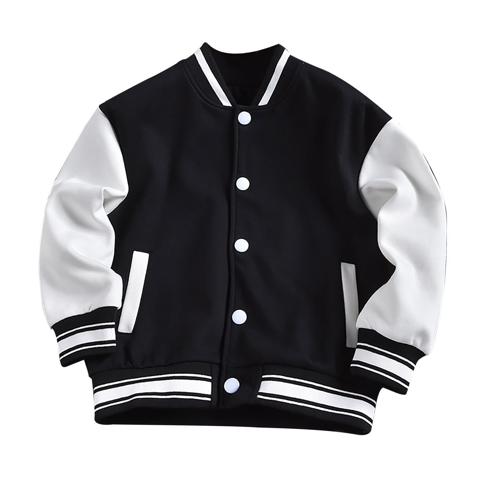 NOKIO Girls Boys Fall Winter Jacket Outfit Kid Baseball School ...