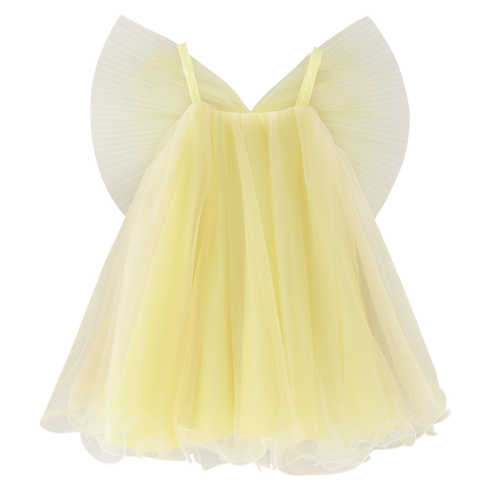 NOKIO Girls' Chiffon Dress, Girls' Tiered Dress, Girls' Pastel Summer ...