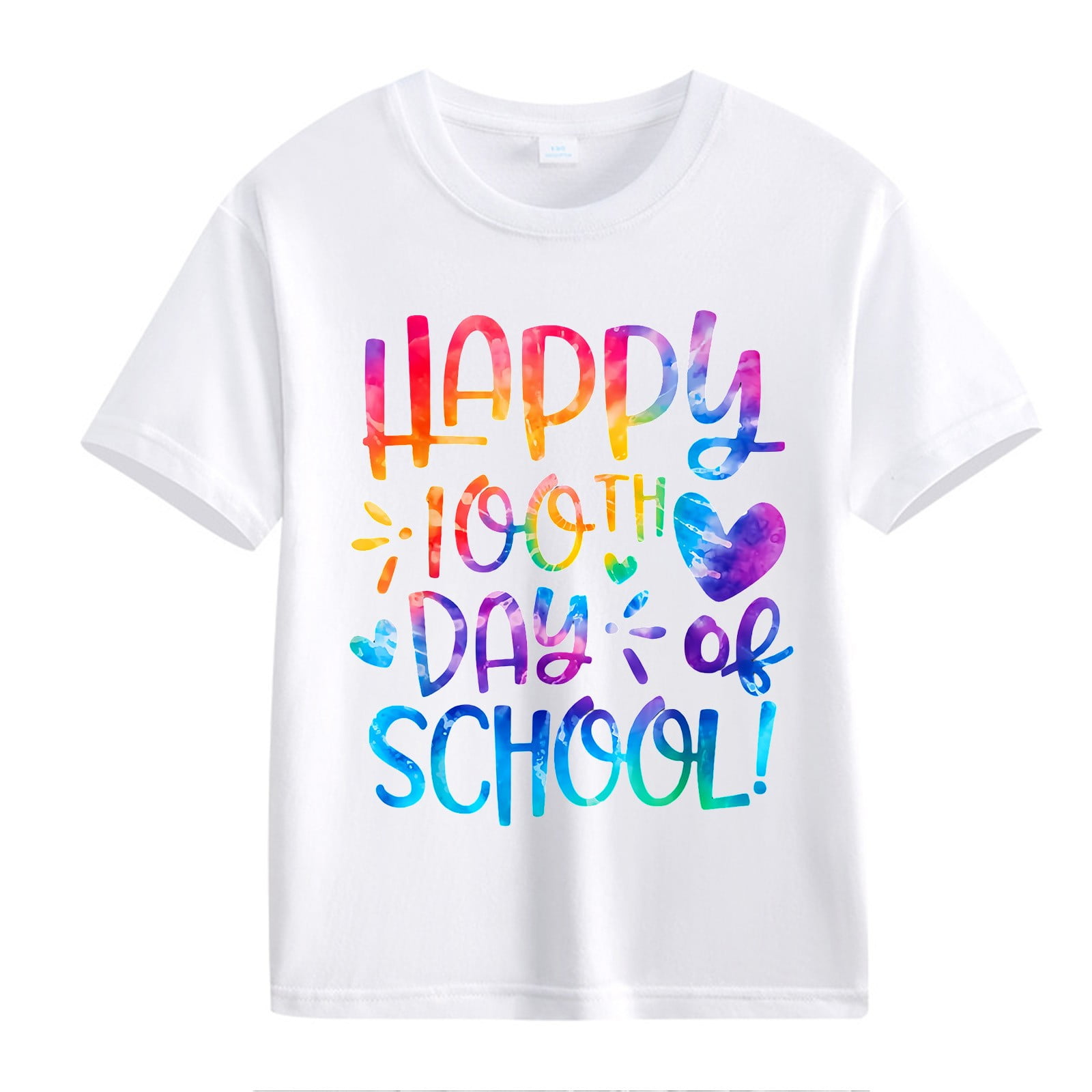 NOKIO Girls Cute Printed Shirt Kids' Special 100 Day Of School Tee ...