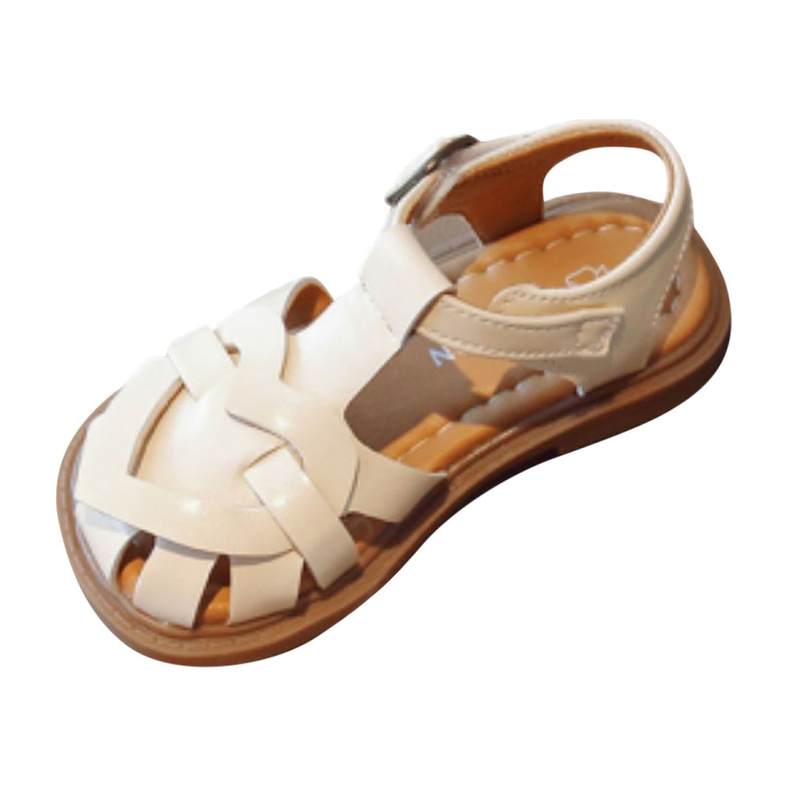 NOKIO Girls' Strappy Sandals Toddler Rubber Sandals Girls' Princess ...
