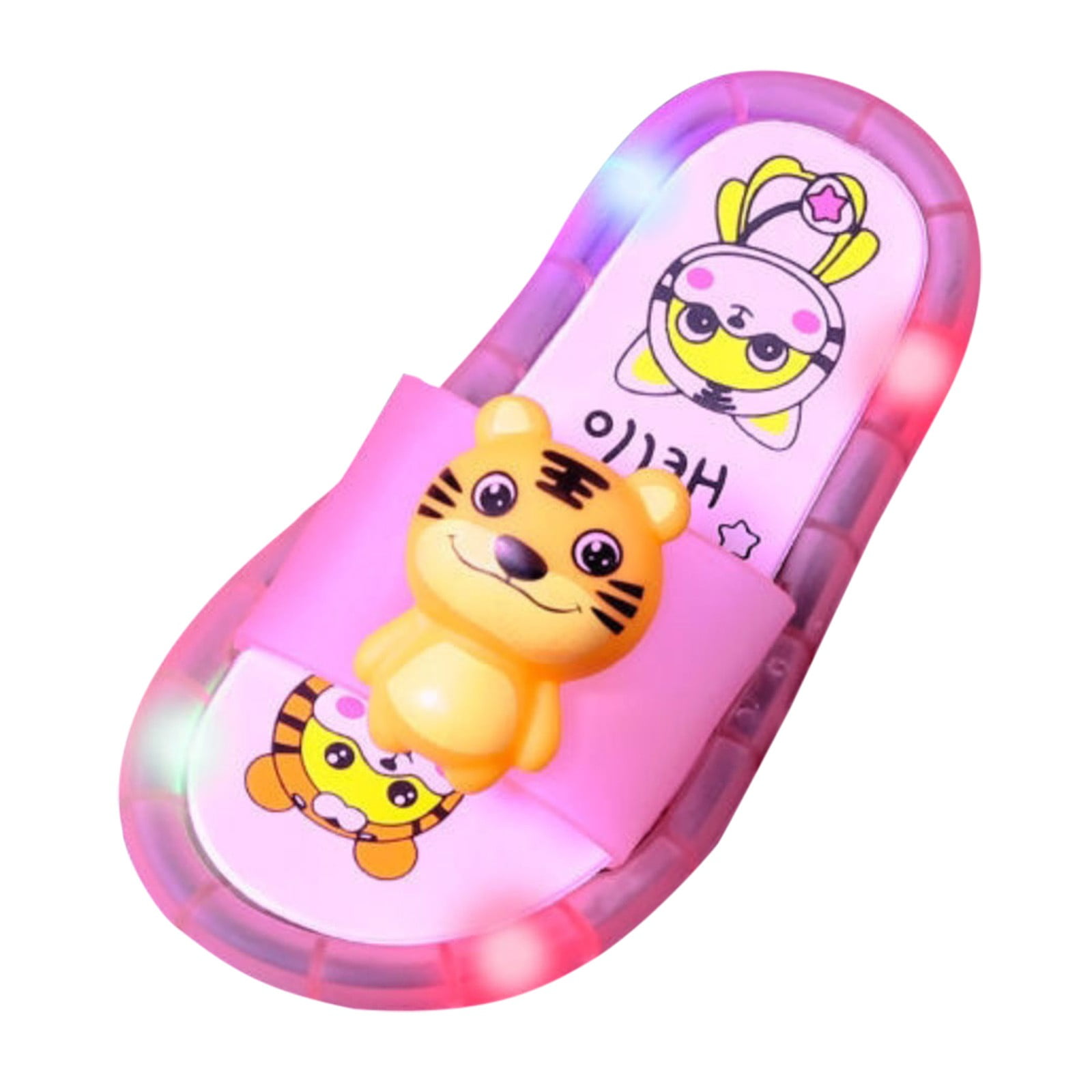 NOKIO Kids Vibrant Cartoon Light-Up Slippers Children'S Trendy Led ...