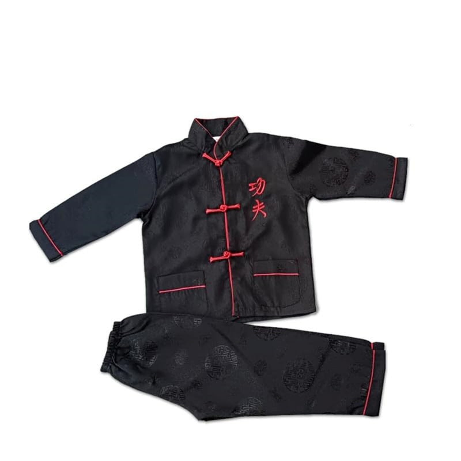 NOKIO Kung Fu Uniform for Boys Kids Traditional Chinese Tai Chi Wing ...