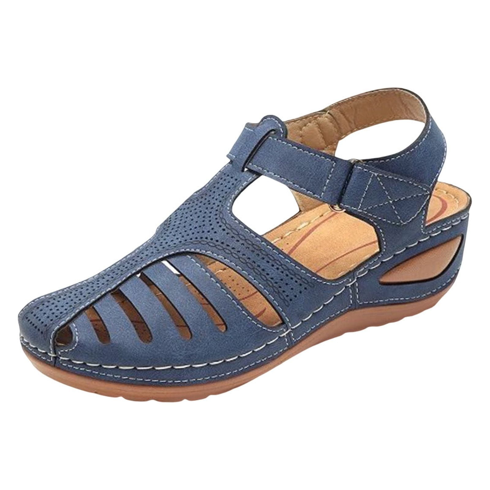 NOKIO Ladies Flat Sole Sandals Summer Cool Comfortable Retro Lady ...