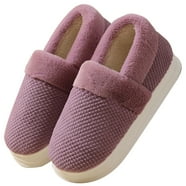 HOMEHOT Girls Bedroom Slippers, Memory Foam, Indoor Outdoor, Rubber ...