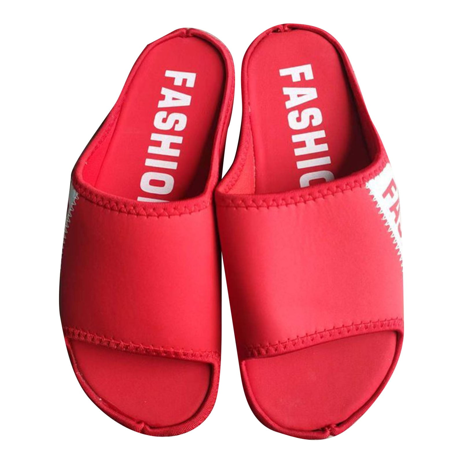 NOKIO Light Weight Sandals for Women Sandals Summer Fabric Flat Sandals ...