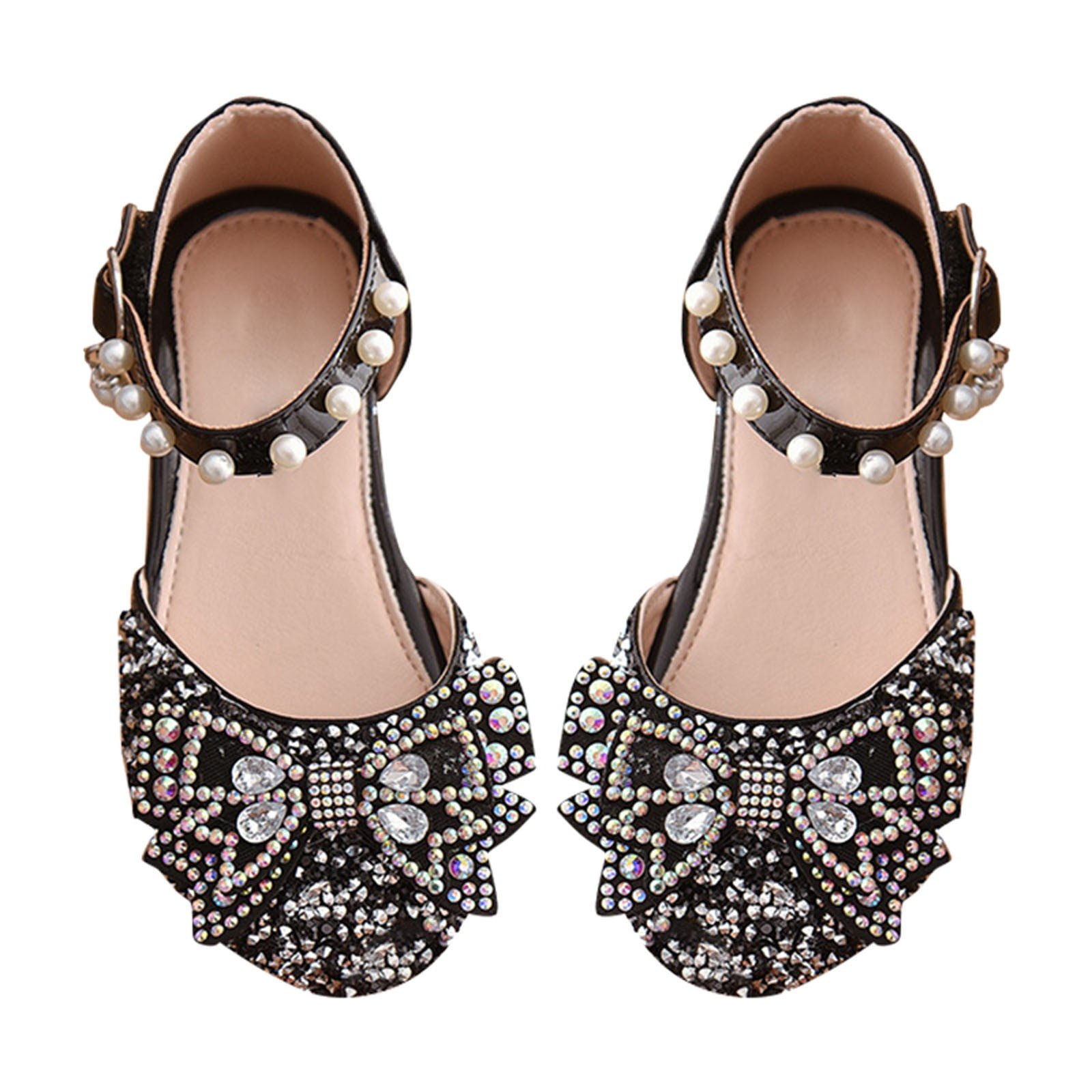 NOKIO Little Kid Girls Mary Jane Ballerina Shoes Ballet Shoes Wedding Party Dress Princess ...