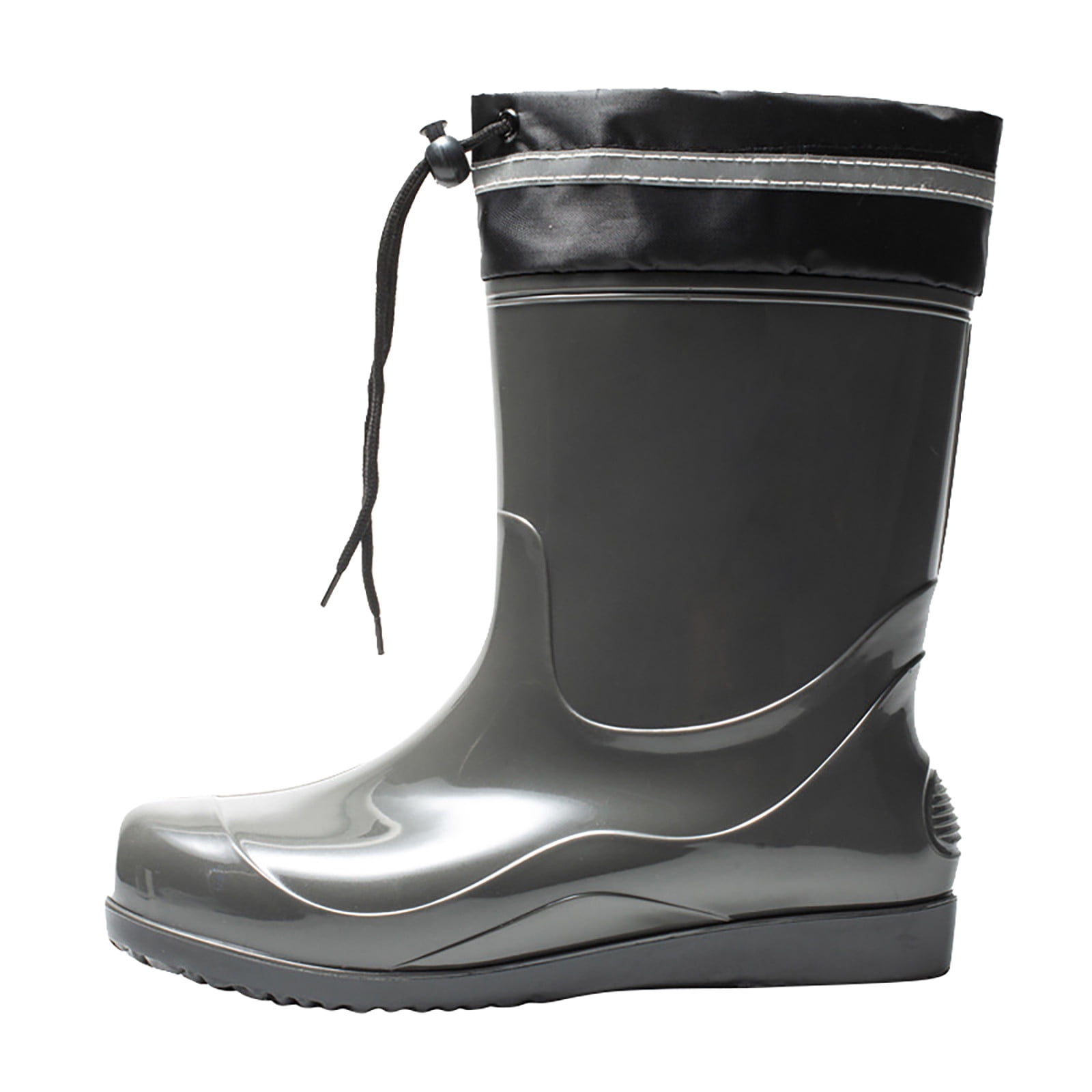 NOKIO Men'S Casual Outdoor Waterproof Rubber Ankle Boots Men's ...