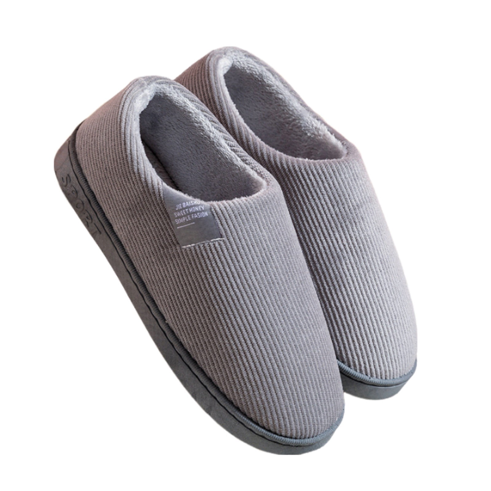 NOKIO Men'S Microfiber Slippers Men'S Quilted House Slippers Men Soft ...