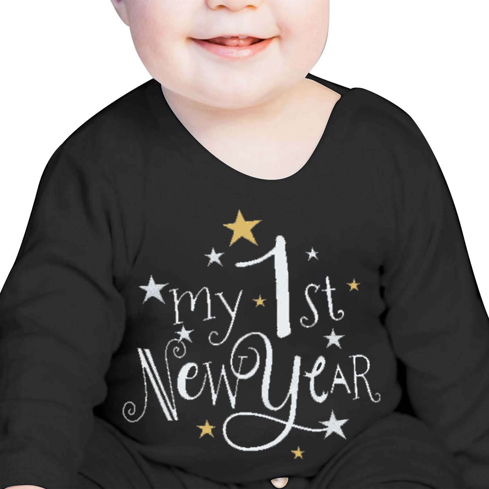 NOKIO My First Christmas Baby Boy Girl Outfit Toddler New Year Jumpsuit Christmas Romper Fall ...