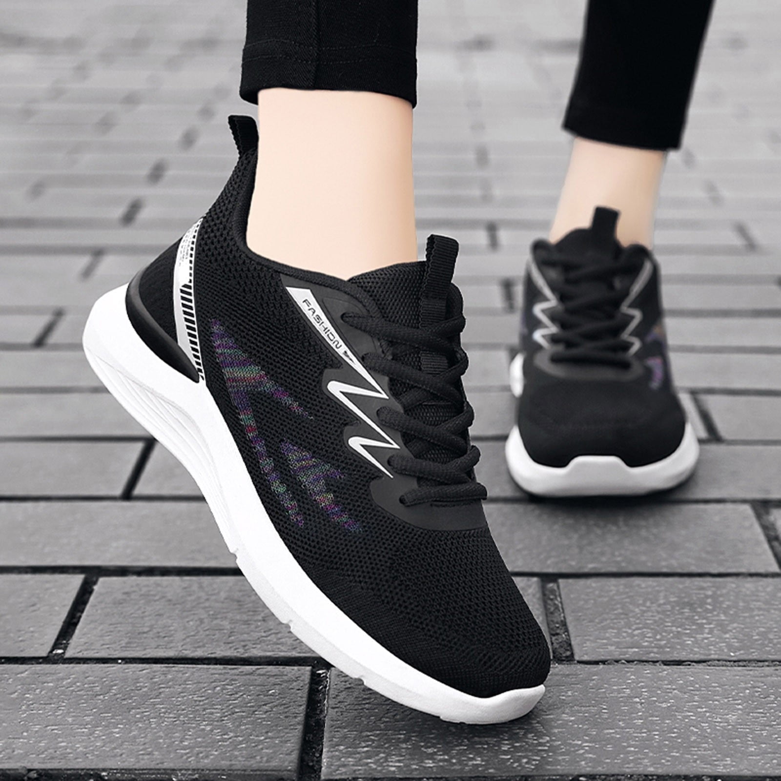 NOKIO Non Slip Shoes for Women, Comfortable Womens Slip On Sneakers ...