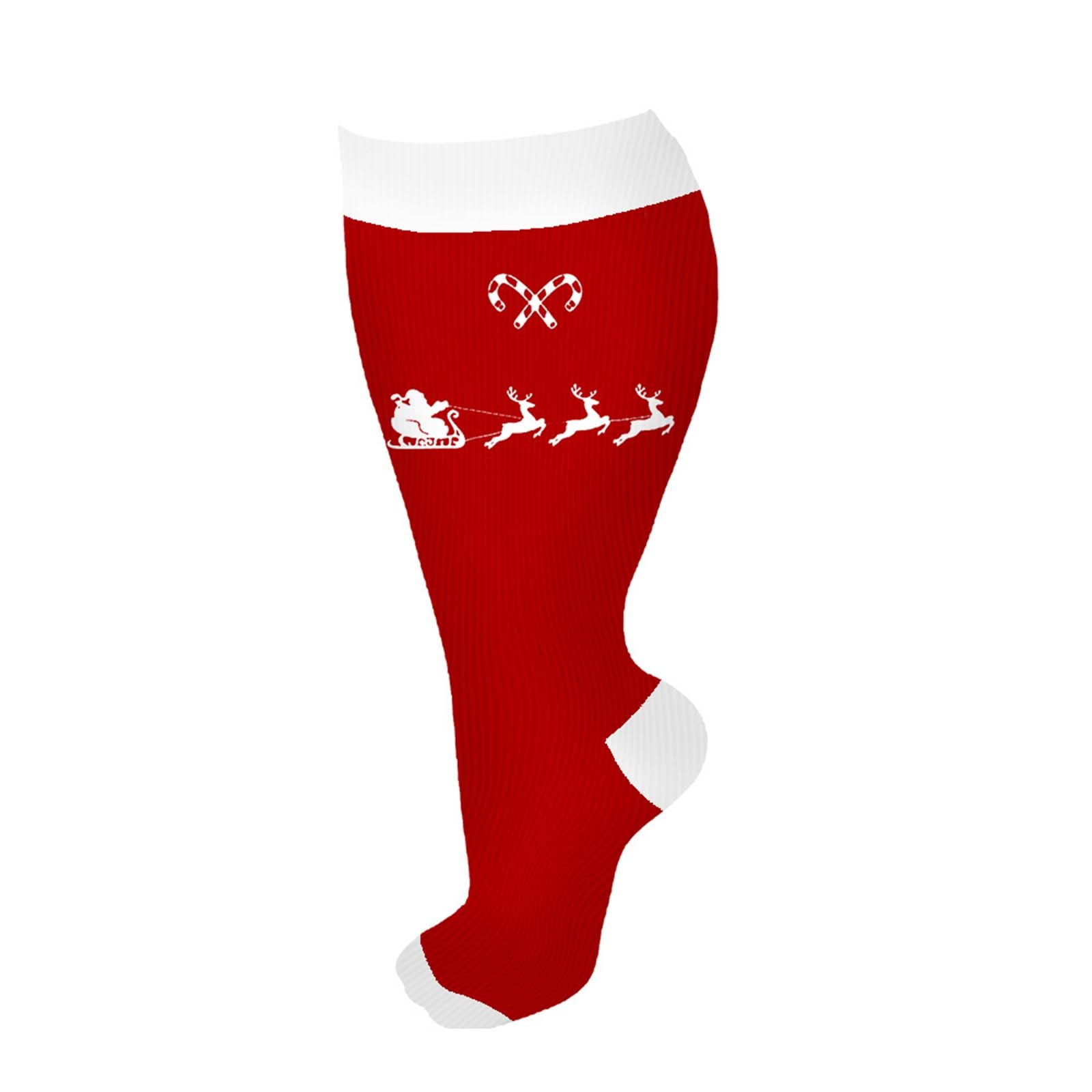 Nokio Plus Size Compression Socks Wide Calf For Women And Men 20 30 Mmhg Extra Wide Calf Knee High