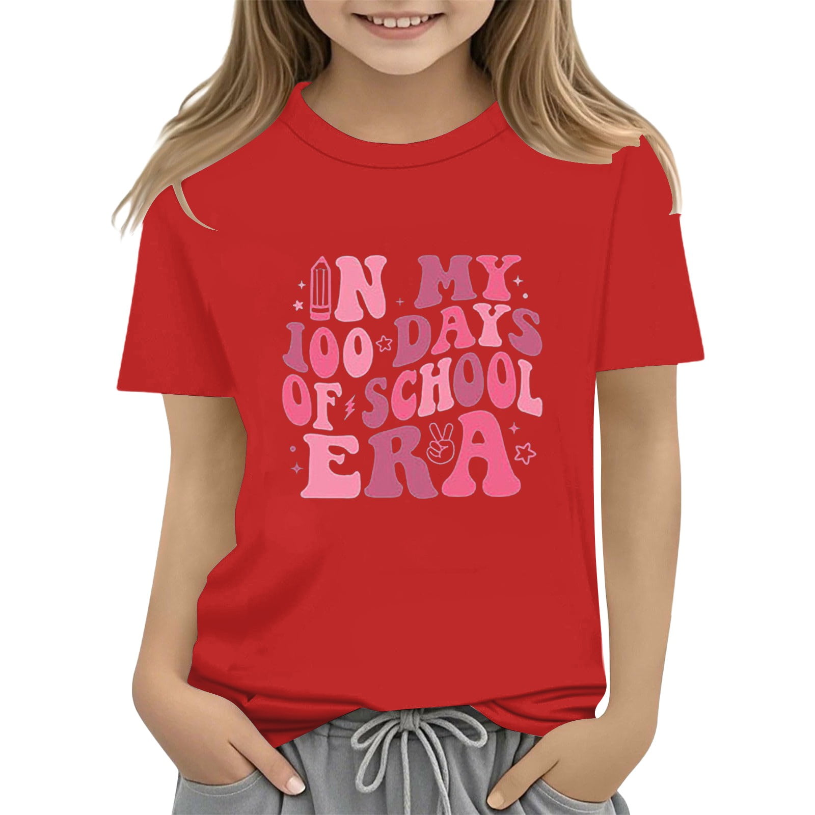 NOKIO School 100Th Day Themed Top For Kids 100th Day Of School ...