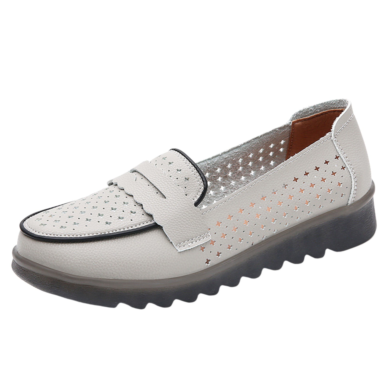 NOKIO Shoes Leather Shoes Anti Slip Women Single Shoes Comfortable To ...