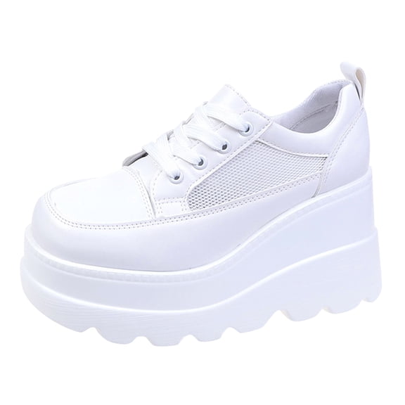 Women's Fashion Chunky Sneakers - Lace-Up Air Mesh | Dad Sneaker Style ...