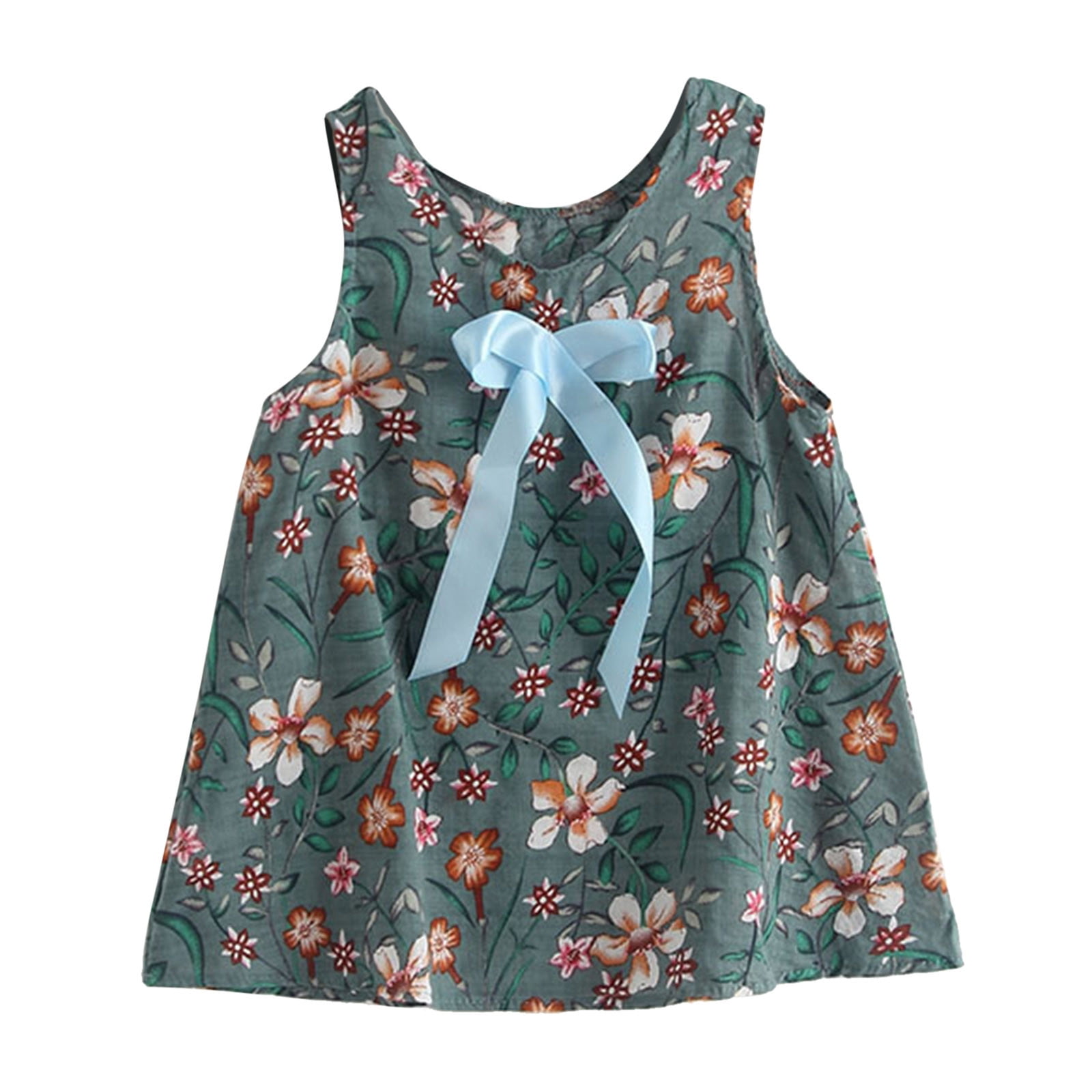 NOKIO Stylish Summer Dresses For Girls, Girls' Summer Floral Dresses ...