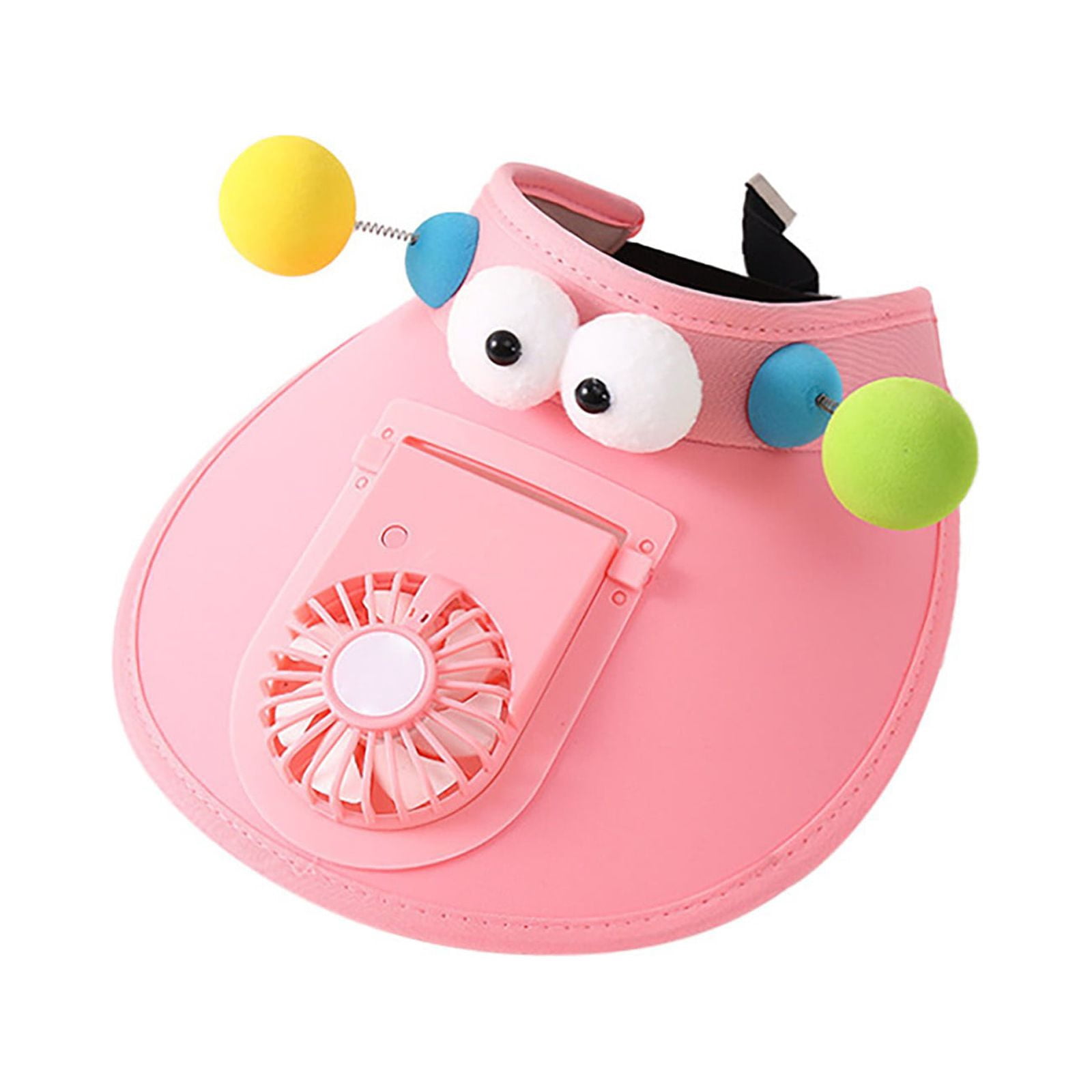 NOKIO Sun Visor Hat with Fan, Fan Visor Hat Summer Cooling Fan Hat for ...