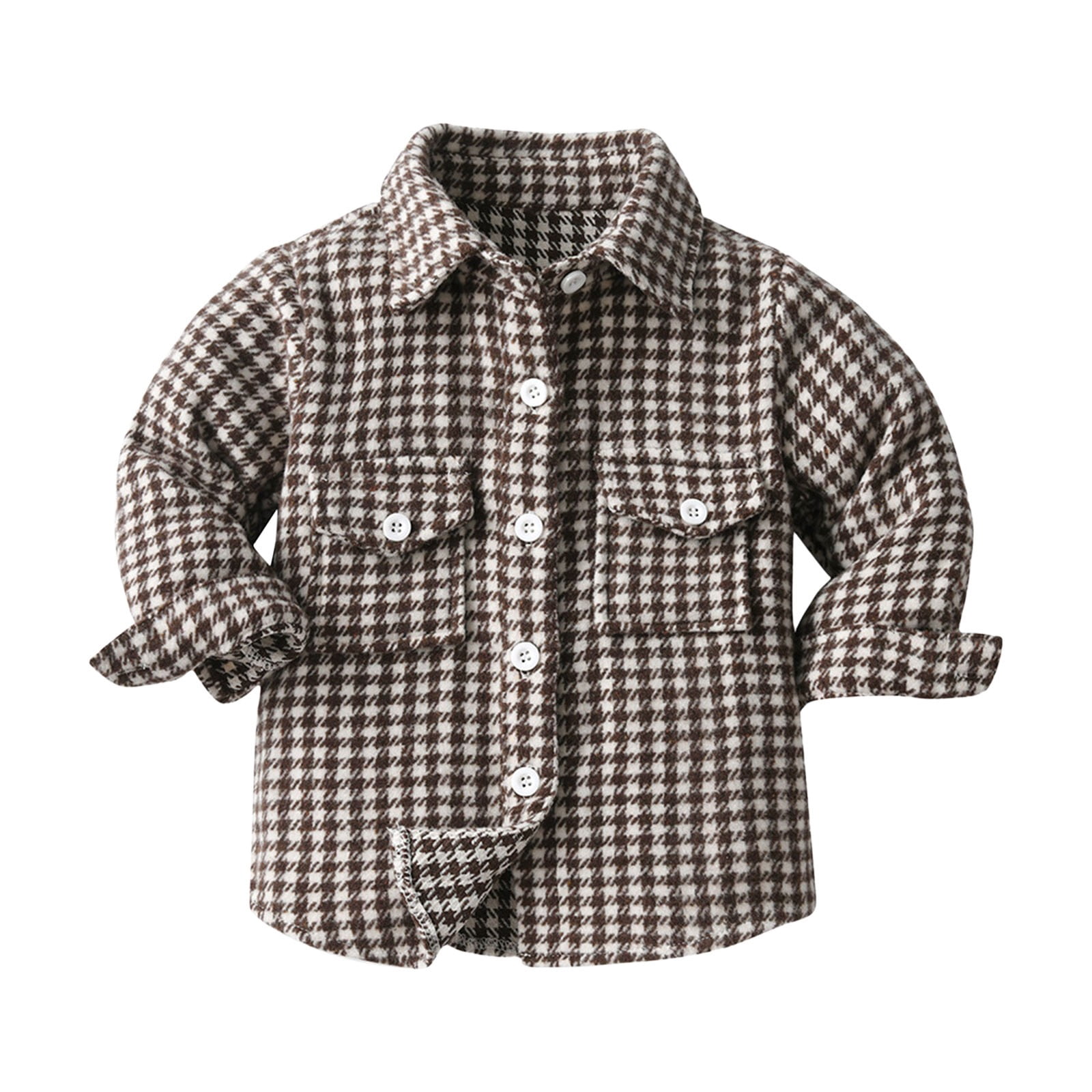 NOKIO Toddler Baby Boys Girls Flannel Plaid, Toddler Boys Girls Shirt ...