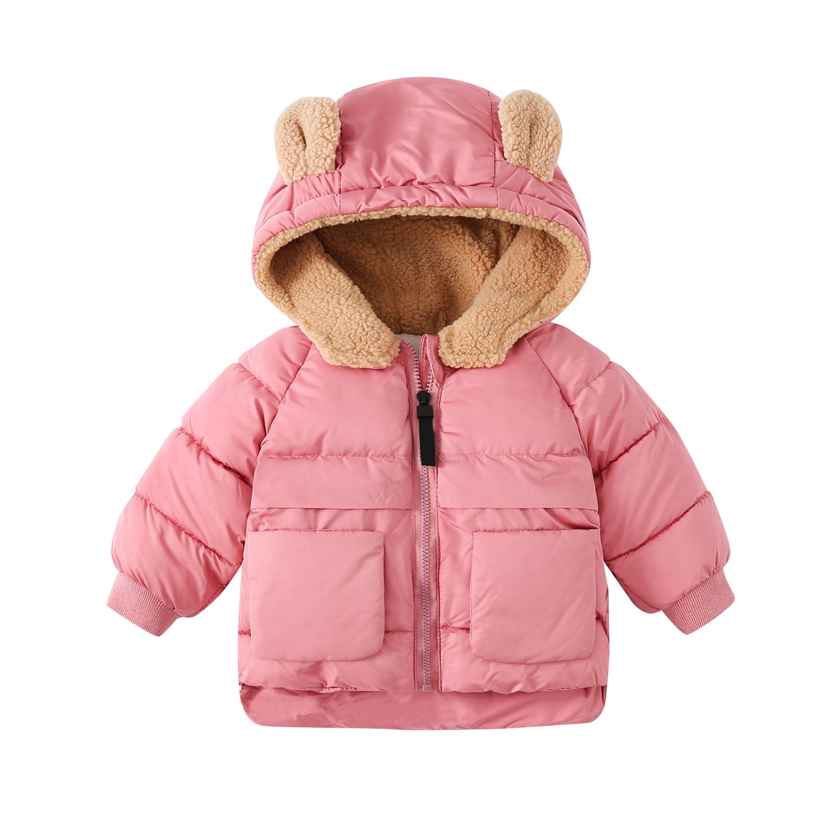 NOKIO Toddler Girl Thickened Hooded Parka Boys Girls Warm Winter Coat ...