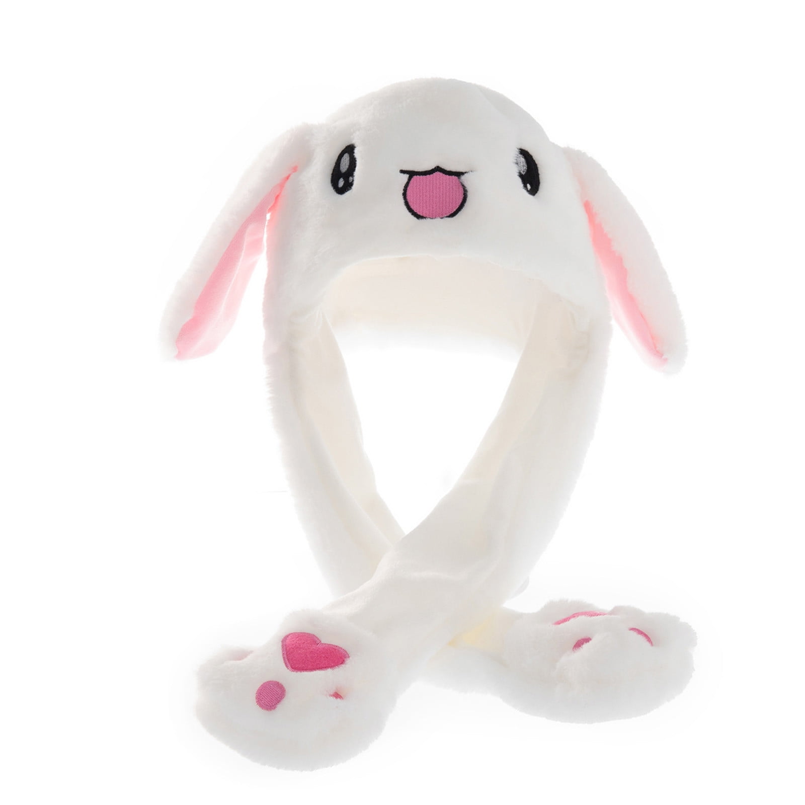 NOKIO Toddler Girls Animal Hat Plush Ears Moving Jumping Dress Up Party ...