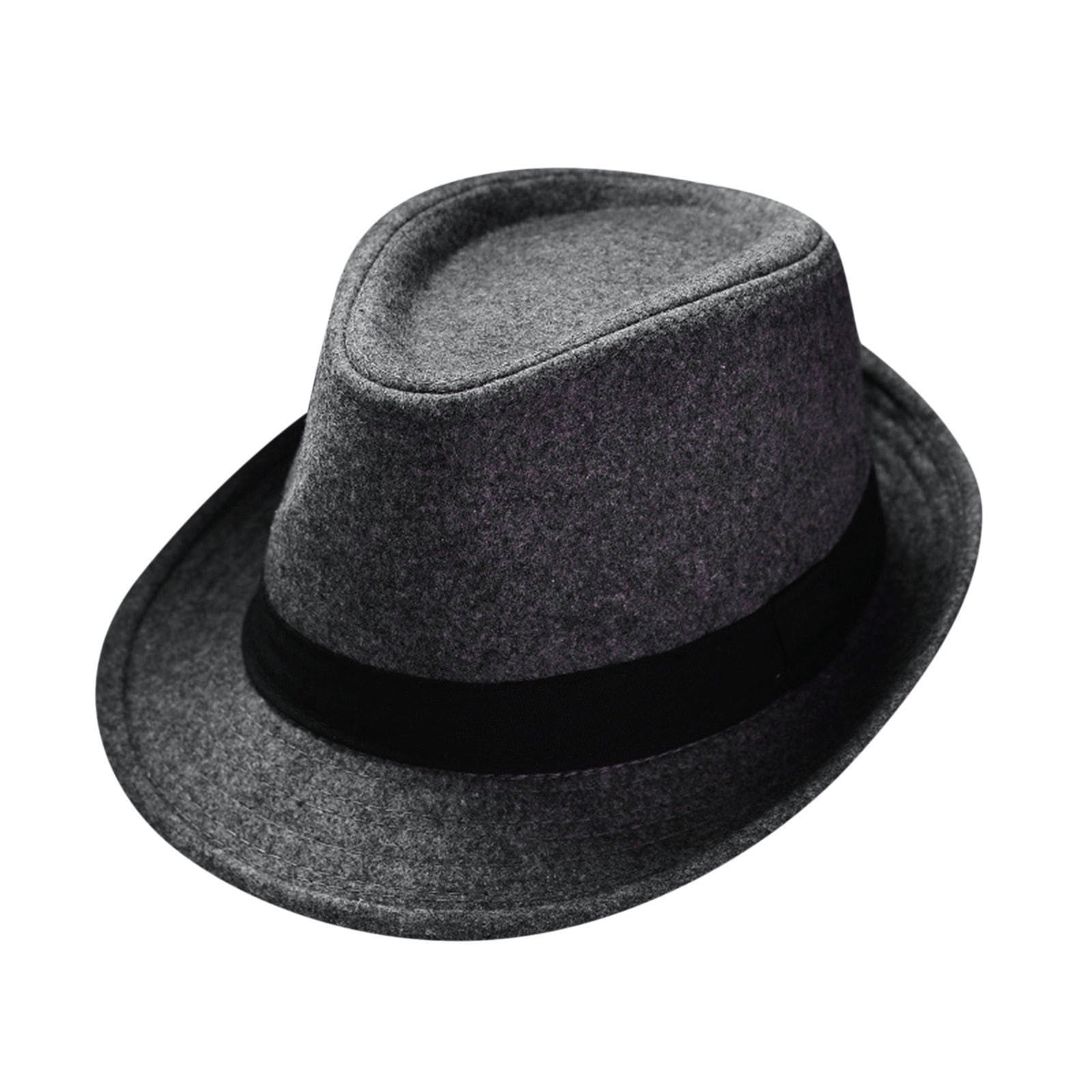 NOKIO Wide Brim Fedora Hats for Women Mens Felt Fedora Hats Unisex ...